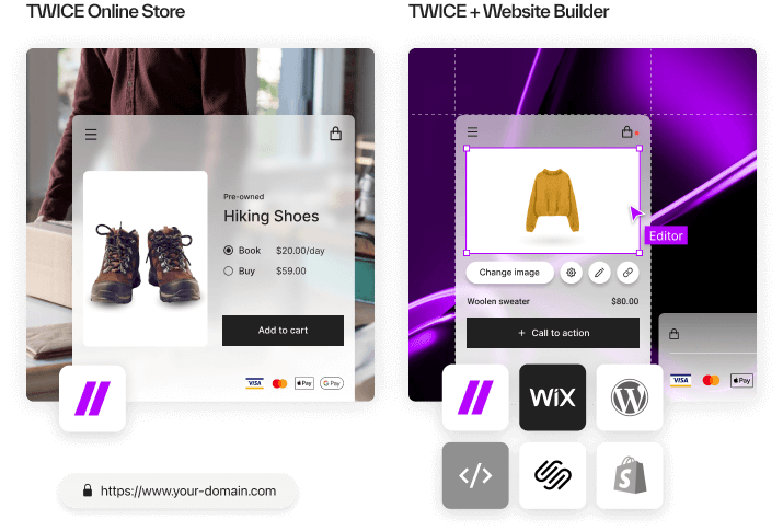 Rent and resell with TWICE — The Circular Commerce Platform